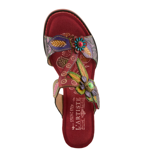 L'Artiste by Spring Step Rossie Red Multi – Village Shoe Inn